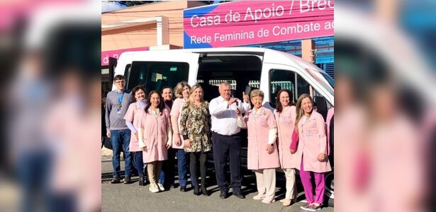 Balansin entrega van para Rede Feminina de PG | aRede