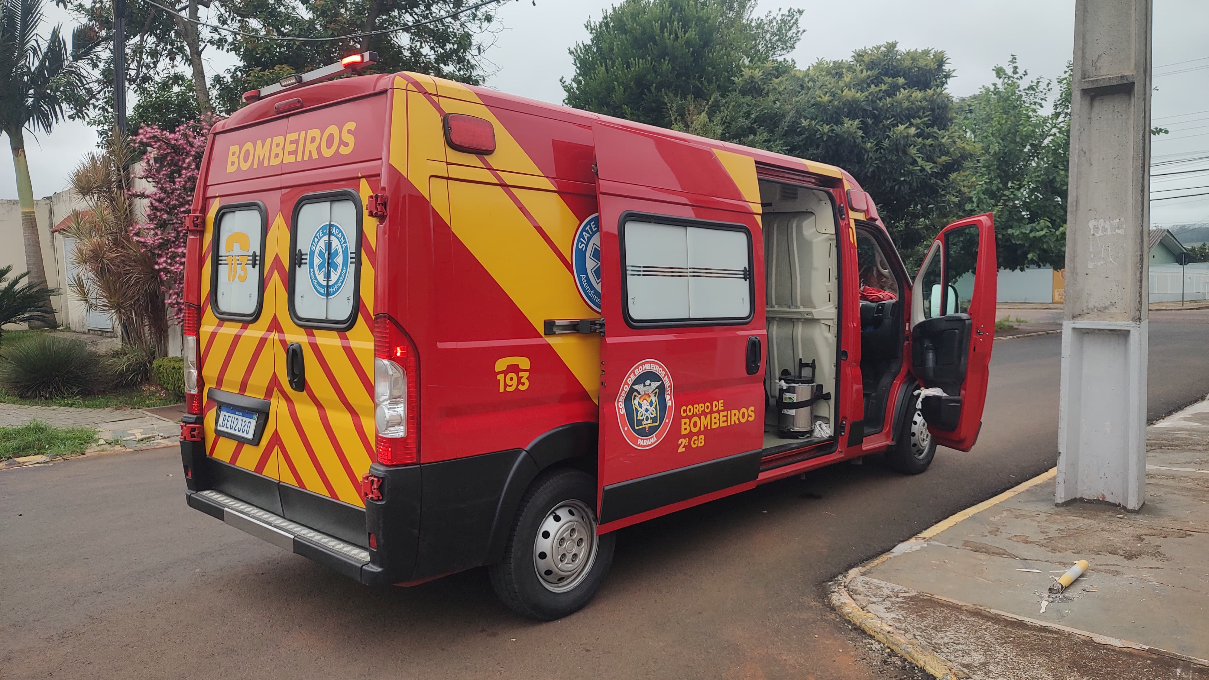 Motociclista fica ferido após bater em barreira no Jardim Campo Alegre ...
