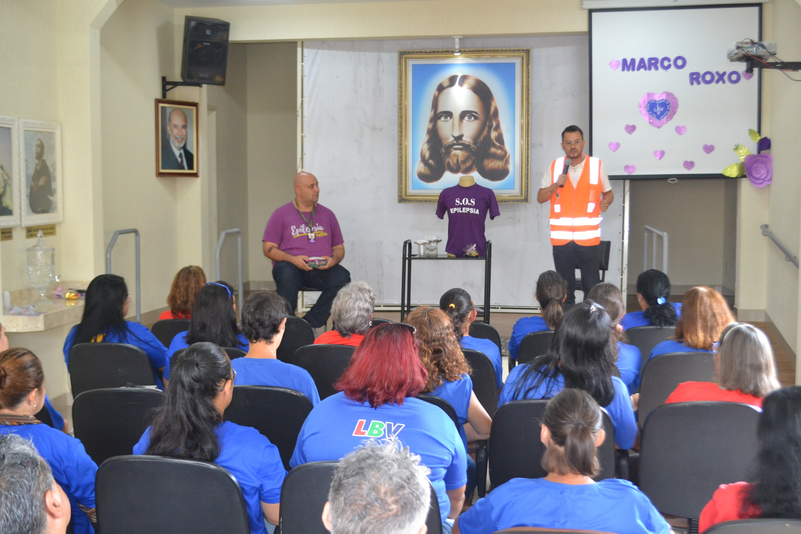 LBV realiza roda de conversa com atendidos sobre a campanha Março Roxo ...