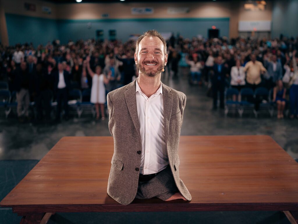 Fenômeno mundial, Nick Vujicic vem a PG contar inspiradora história de ...
