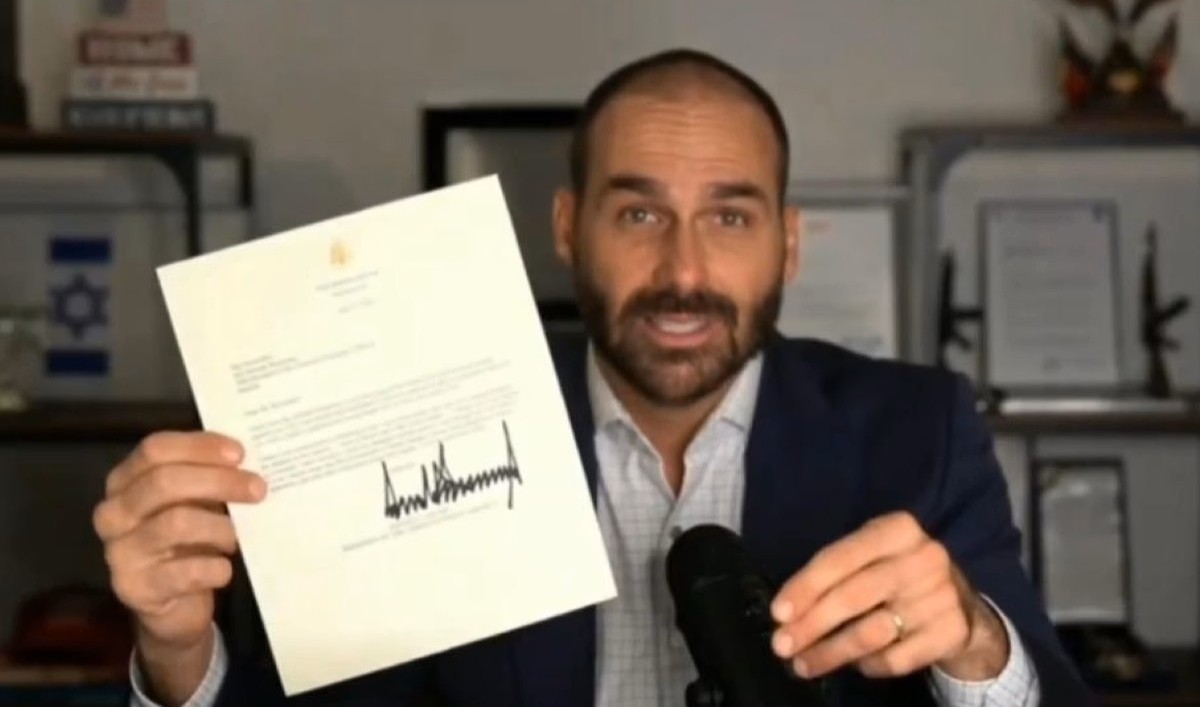 Eduardo mostra carta de Trump a Bolsonaro e manda 'último recado' | aRede