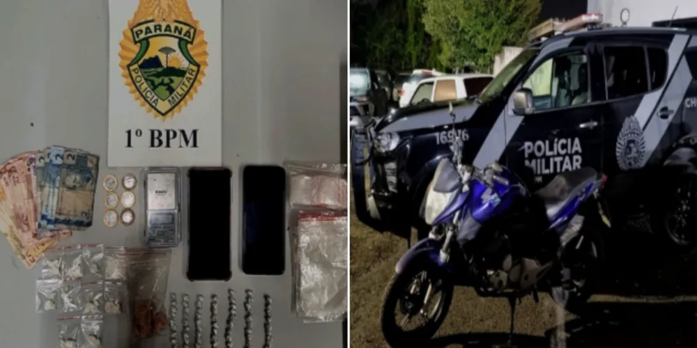 PM apreende crack, cocaína e moto com placa irregular em Palmeira | aRede