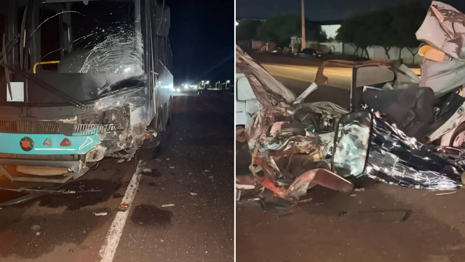 Condutor de fusca morre em acidente com ônibus na PR-239 em Assis ...
